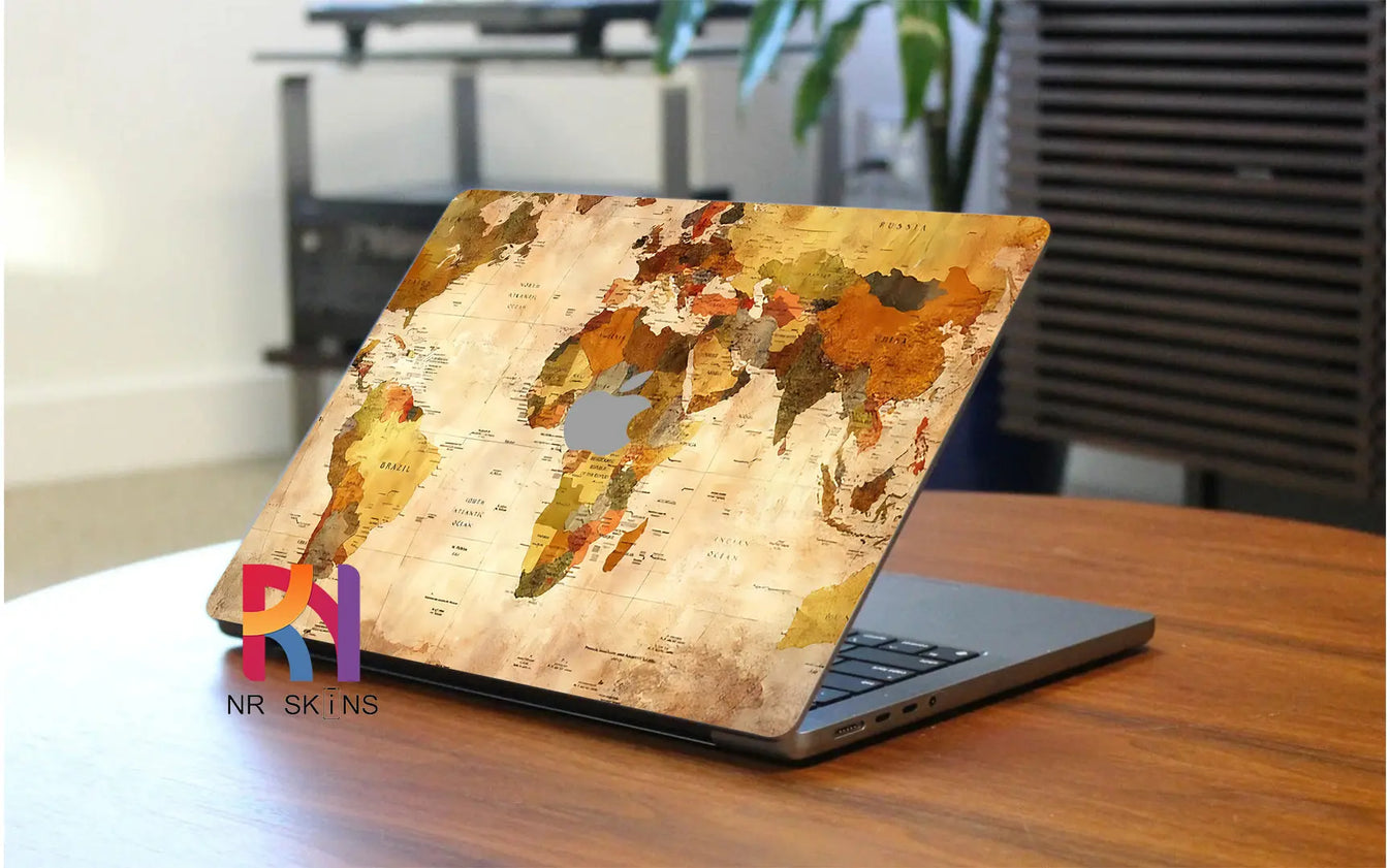 World Map Laptop 6D Skin – NR SKINS